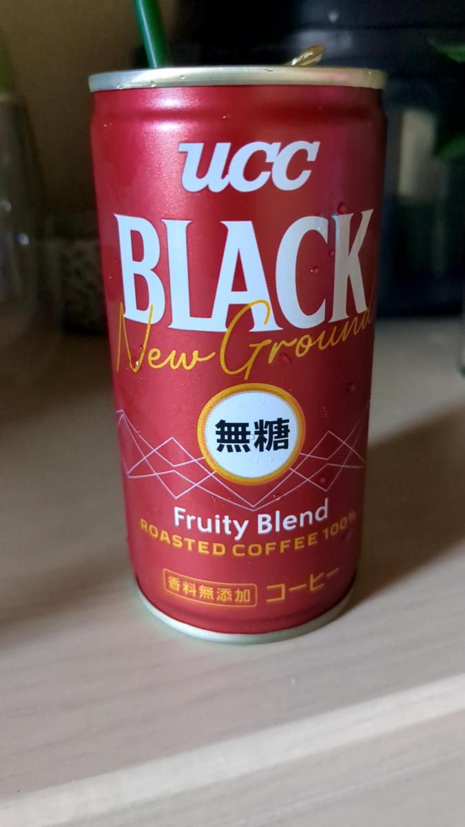 UCC BLACK無糖 New Ground Fruity Blendの商品ページ